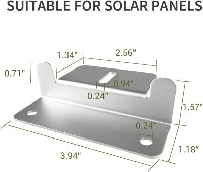 China 3.94*2.6 Montagebeugels voor zonnepanelen Gemakkelijke borstelinstallatie voor een soepele installatie Te koop