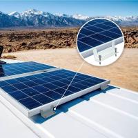 China Solar Panel Mounting Bracket Lightweight Aluminum Structure Corrosion Free Construction for sale