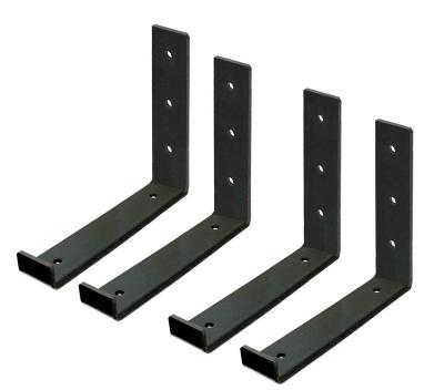 Cina DIY Acciaio al carbonio rustico ferro metallo parete scaffale galleggiante accessori in vendita