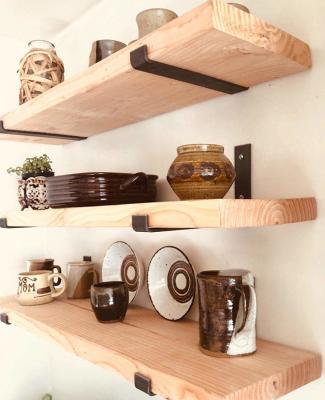 Cina DIY Acciaio al carbonio rustico ferro metallo parete scaffale galleggiante accessori in vendita