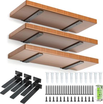 China Gepersonaliseerde logo druk zware functie drijvende plank beugels met verborgen steunen Te koop