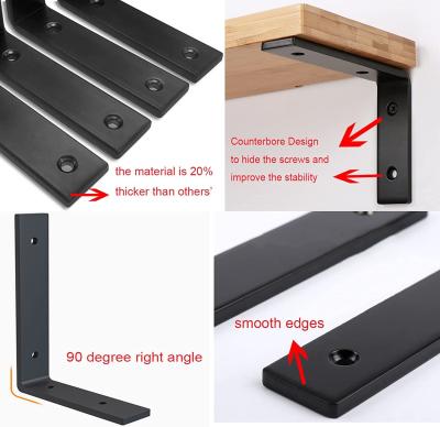 Cina Supporto per scaffalature metalliche con rivestimento in zinco standard con spessore di 5 mm e viti incluse in vendita