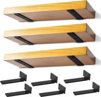 China High Quality Solid Steel Shelf Supports Rustic Wall Brackets for Floating Shelves for sale