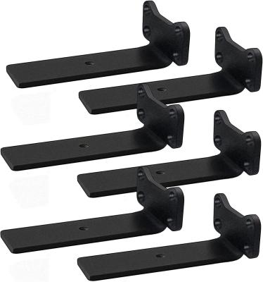 Китай Промышленный L Шелфовый скоб Heavy Duty 1/5 дюймов толщиной в черном цвете с индивидуальной полировкой продается