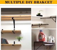 China Triangle Bracket Sturdy Support for Your Adjustable Closet Shelves and Rod Bracket for sale