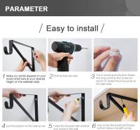 China Triangle Bracket Sturdy Support for Your Adjustable Closet Shelves and Rod Bracket for sale
