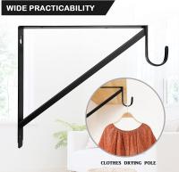 China Triangle Bracket Sturdy Support for Your Adjustable Closet Shelves and Rod Bracket for sale