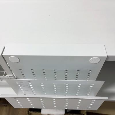 Cina Organizzatore di scrivania immagazzinamento sotto scrivania organizzatore in acciaio sospeso con design multifunzionale in vendita
