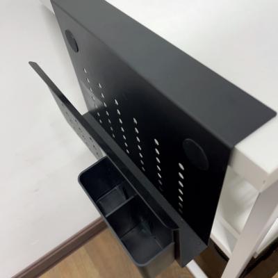 Cina ISO9001 Rohs CE Deposito laterale di scrivania appeso sotto portatile da scrivania per file tablet in vendita