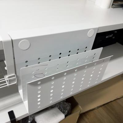 Cina ISO9001 Rohs CE Deposito laterale di scrivania appeso sotto portatile da scrivania per file tablet in vendita