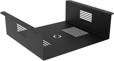 Cina Rack non pieghevole sotto scrivania CPU Mount Logo personalizzabile per postazioni di lavoro professionali in vendita