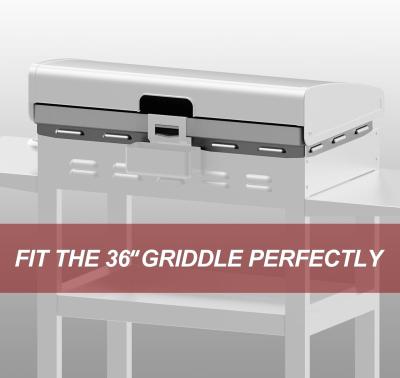 Cina Protezioni magnetico da vento 36' Blackstone Griddle accessori adatti scaffale laterale coperchio e coppa di grasso posteriore scudo termico tavolo laterale in vendita