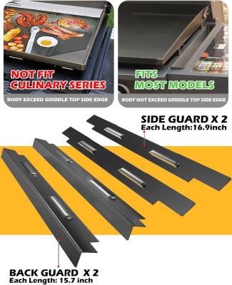 Cina Protezioni da vento magnetiche con rivestimento di potenza Cappuccio e scaffale laterale per temi di Blackstone Griddle in vendita