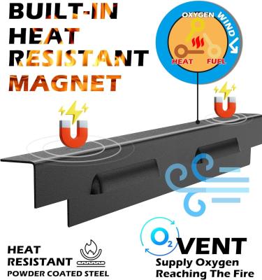 Cina Protezioni da vento magnetiche con rivestimento di potenza Cappuccio e scaffale laterale per temi di Blackstone Griddle in vendita