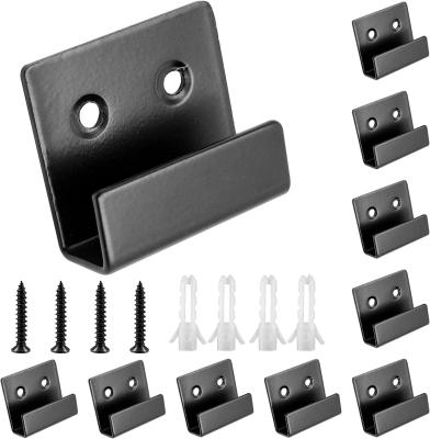 Cina Supporto per il montaggio di un gancio fisso, supporto per il montaggio di una piastrella per il display di una parete, scaffale per appendiabiti in argento nero in vendita