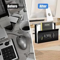 China Functional Design Desk Side Storage With Extra Space For Power Strips Lacquer Coating for sale