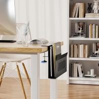 China Functional Design Desk Side Storage With Extra Space For Power Strips Lacquer Coating for sale