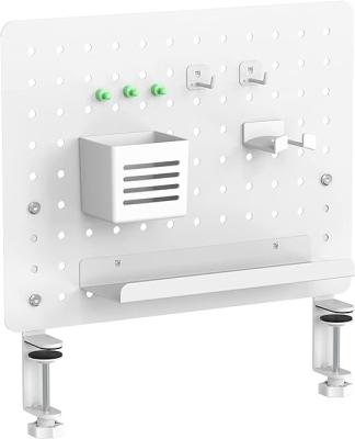 China Clamp-on Desk Pegboard Staande bureau accessoires voor privacy paneel Werk bureau organiseren Te koop