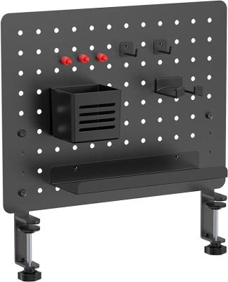 Cina Apparecchi da scrivania a pinza Pegboard Accessori da scrivania in piedi per il pannello di privacy Organizzare il tavolo di lavoro in vendita