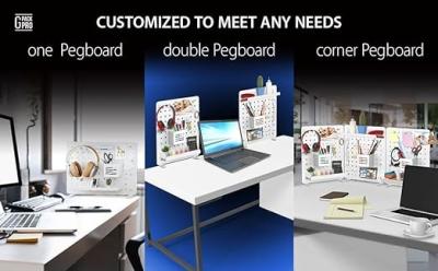 Cina Apparecchi da scrivania a pinza Pegboard Accessori da scrivania in piedi per il pannello di privacy Organizzare il tavolo di lavoro in vendita