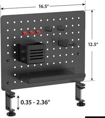 China Flexibel metaal pegboard bureau accessoires voor kantoor gaming thuis magnetisch privacy paneel Te koop