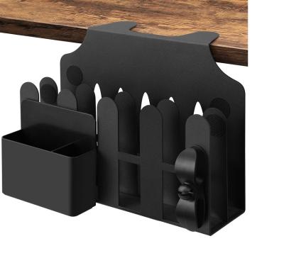 China Optimaliseer uw werkruimte met Double Layers Hanging Desk Organizer en Laptop Holder Te koop