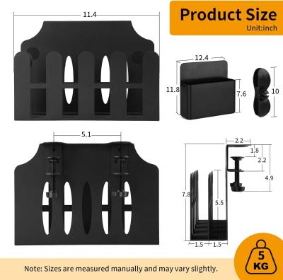 Cina Ottimizza il tuo spazio di lavoro con Double Layers Hanging Desk Organizer e Laptop Holder in vendita