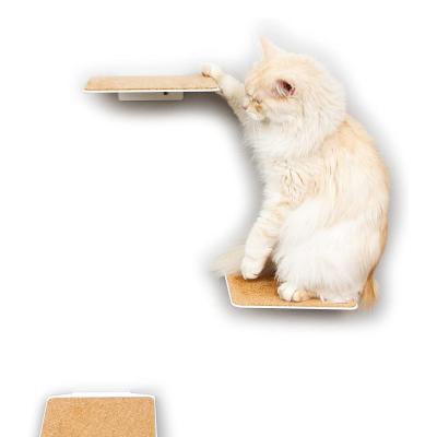 中国 黒い粉末で覆われた室内猫 壁 パーチ 家具 20x20cm 鉄 猫 階段 販売のため