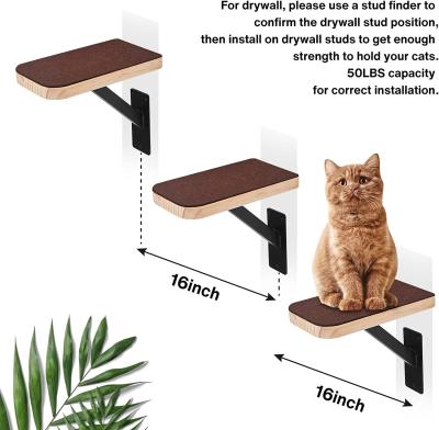 Cina Scala di arrampicata per gatti a supporto metallico Una scelta funzionale ed elegante per il vostro gatto in vendita