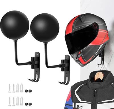 中国 パウダーコーティング ヘルメットホルダー メタルスタンド 壁掛けラック モーターサイクルのアクセサリー 販売のため