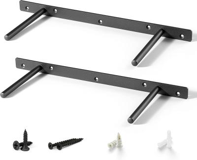 China Floating Shelf Bracket Heavy Duty Metal Verborgen Decoratieve Wandplanken Brackets Te koop