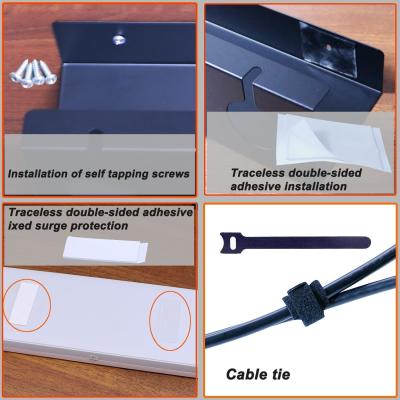 Cina ISO9001 Rohs CE Under Desk Metal Cable Tray per ufficio Computer Desk Wire Management in vendita