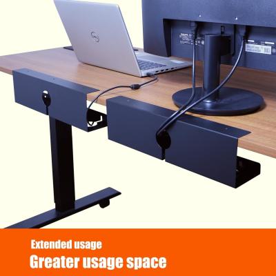 Cina ISO9001 Rohs CE Under Desk Metal Cable Tray per ufficio Computer Desk Wire Management in vendita