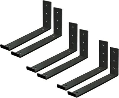 China Standaard industrieel decor IJzer J Haak Brackets Wand Angel Hoek L Bracket met lip Te koop