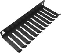 China 11 Cable Slots Wall Mountable Cable Hanger and Rack Organizer with Solid Power Coating for sale