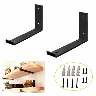 China DIY Drijvende plank Zwart 12 inch J plank Bracket met Lip Hook Proces Diep tekenen Te koop