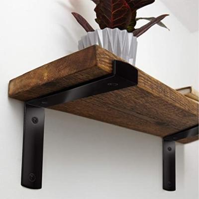 China DIY Drijvende plank Zwart 12 inch J plank Bracket met Lip Hook Proces Diep tekenen Te koop