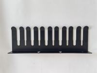 China 11 Cable Slots Wall Mountable Cable Hanger and Rack Organizer with Solid Power Coating for sale