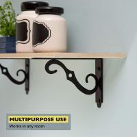 China Steel Wall Floating Shelf Brackets Nonstandard Single-side Bracket OEM Customized for sale