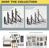 China Steel Wall Floating Shelf Brackets Nonstandard Single-side Bracket OEM Customized for sale