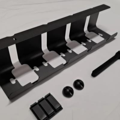 China Onder Desk Cable Management Tray Metal Cable Tray Basket voor woonkamer Computer Desk Te koop