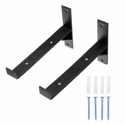 China Floating Wall Shelf Bracket Heavy Duty L-vormige metalen bracket met poederlaag Te koop