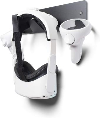 China ISO9001 Rohs CE Aluminium Alloy Metal VR Headset en Controllers Wandmontage opslagstand Haakbeugel in zwart Te koop