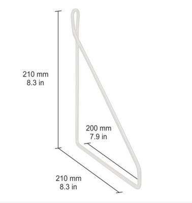 China Brackets não-padrão Fil Wire Prateleiras pretas para Triângulo Bracket Padrão High- à venda