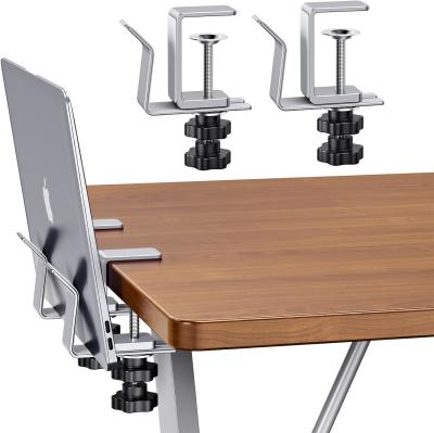 China Verticale laptopstaandbeugel 1 mm dikte verstelbare klemhouder voor bureauzijde Te koop