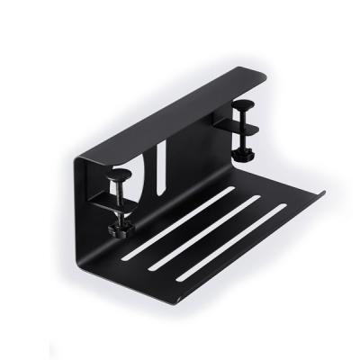 China Ruimtebesparende klem Desk Mount Cable Management Tray voor staande bureau organisatie Te koop