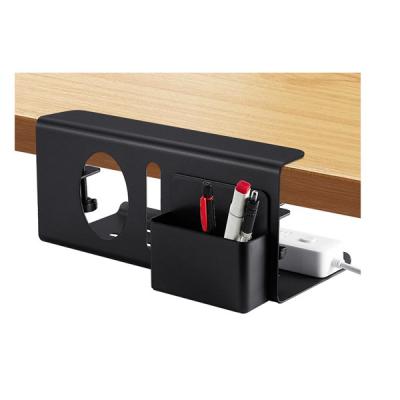 China Onder bureau kabel management tray voor 40cm/43cm/45cm/50cm staande bureaus 1 mm dikte Te koop