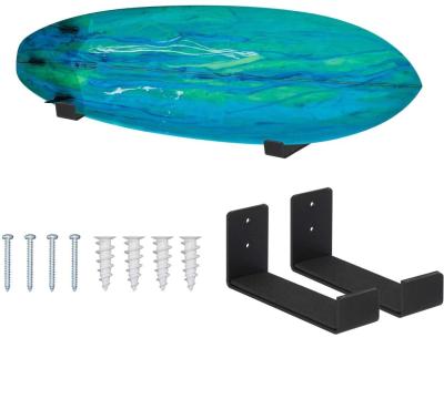 China Wandrek Snowboard Ski Board Wandmontage Metalen Surfboard Storage Rack Bracket Te koop