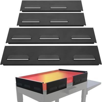 中国 ブラックストーン銀の防風ガードと他のアクセサリーのための36インチグリッドル風機 販売のため