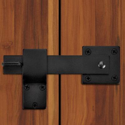 中国 9*12 インチ 黒色マット死門 木製フェンス 滑らかで,努力のない操作 販売のため